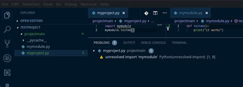 Unresolved Imports · Issue 1085 · Microsoftpython Language Server