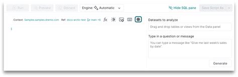 Text To SQL Experience Dremio Documentation