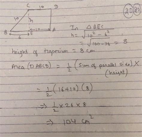 19 In The Given Figure Abcd Is A Quadrilateral In Which Ab Il Cdn