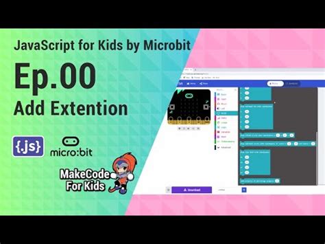 Microbit Java Add Extention Javascript YouTube