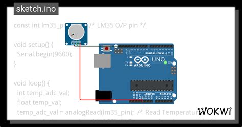 Lm35 Wokwi Esp32 Stm32 Arduino Simulator