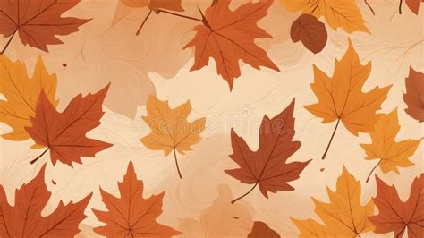 Ai Generated Abstract Autumn Background With Warm Textures And Flowing Patterns Stock Image