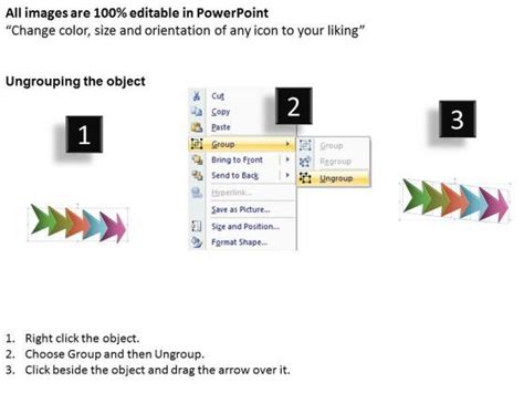 Mba Models And Frameworks Linear Arrow Process Stages Business Diagram