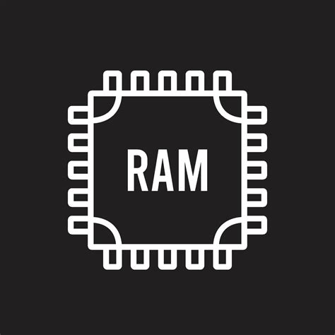 Ram Icon Vector Vector Art At Vecteezy