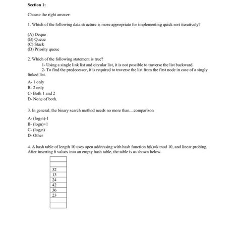 Solved Choose The Right Answer 1 Which Of The Following