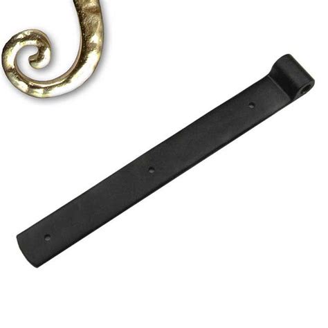 Seaside Shutters [s2 100 03] Cast Brass Shutter Strap Hinge Arch End Polished Brass Finish