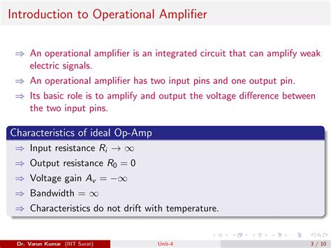 operational amplifier ppt
