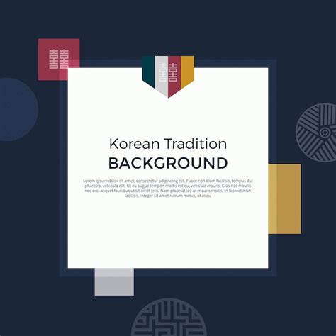 Premium Vector Korean Traditional New Year Background
