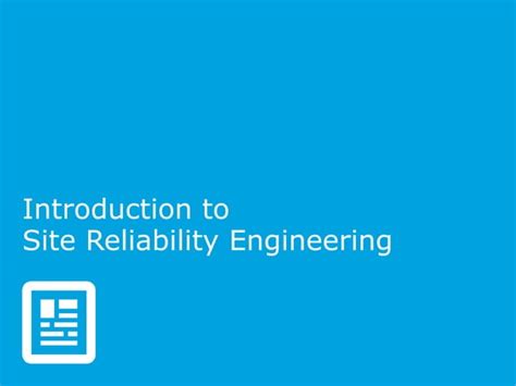 getting started with site reliability engineering sre pdf computer software and
