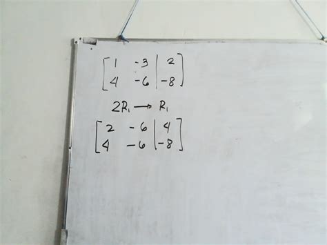 Solved 26 Perform The Row Operation 2R R On The Following Matrix Course Hero