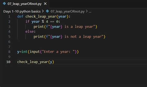 Day 7 Of Python Challenge Leap Years Saket Ranjan Posted On The