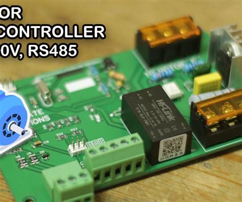 Single Phase Motor Speed Controller Using Potentiometer 0 10v Or Rs485 Modbus Rtu 6 Steps