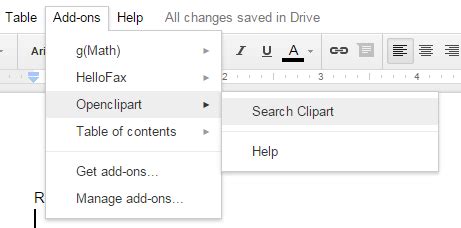 How To Integrate Clipart With Google Docs