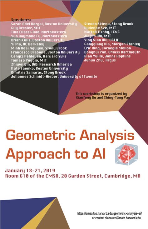 Geometric Analysis Approach To Ai Workshop Cmsa