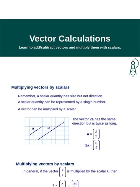 vector calculations pdf
