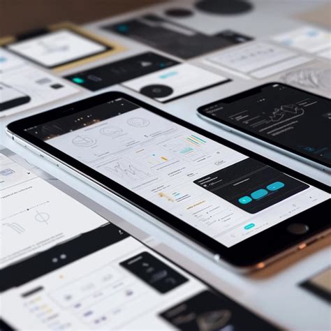 A Visual Of An Ios Apps Storyboard With Complex Animations And Transitions Between Screens