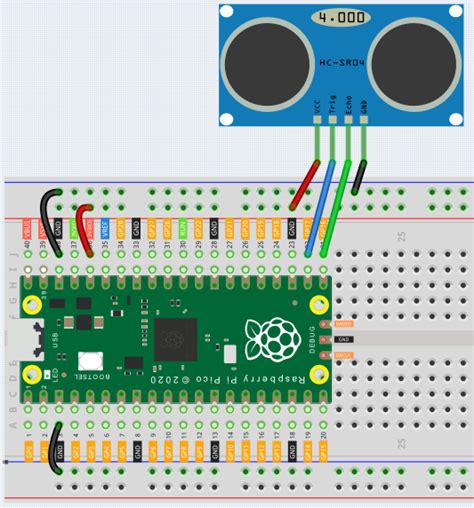 61 Measuring Distance — Sunfounder Euler Kit For Raspberry Pi Pico 10 Documentation