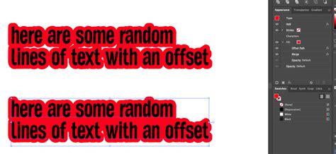 Solved Re Text With Offset Path And Background Adobe Community