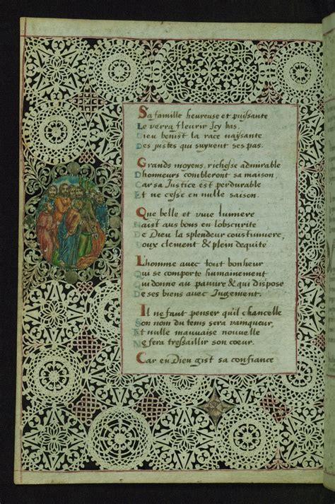 Lace Book Of Marie De Medici Lace Margins Walters Manus Flickr
