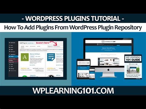 How To Add Plugins From Wordpress Plugin Repository Tutorial Step By Step