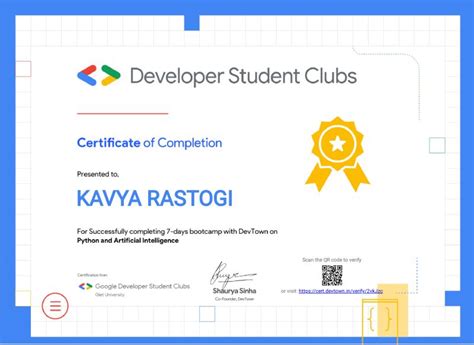 Kavya Rastogi On Linkedin Devtown Python Aiml Bootcamp