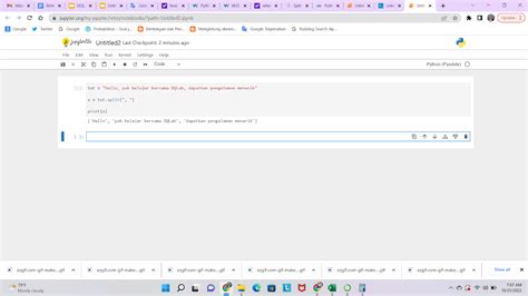 Jenis Separator Untuk Split Data String Di Python