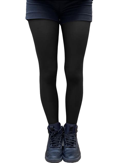 Black Opaque Tights Plus Size For Women From Xl To 5xl