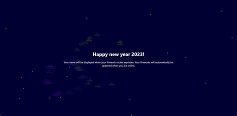 Github Andndrehappy New Year A Rust Based Wasm Firework Simulation
