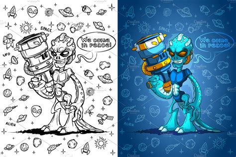 Alien Invaders Graphics ~ Creative Market