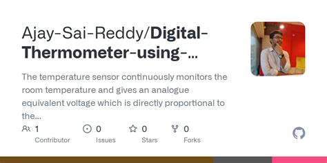 GitHub Ajay Sai Reddy Digital Thermometer Using Proteus The Temperature Sensor Continuously