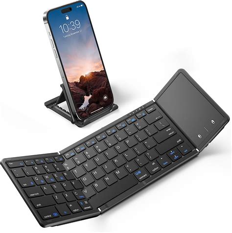 Samsers Foldable Bluetooth Keyboard With Touchpad Full