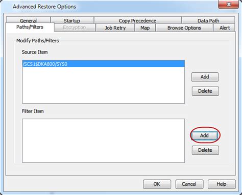 advanced restore openvms file system idataagent