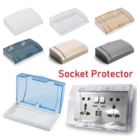 Wall Switch Socket Protection Case Waterproof Switch Clear Dust Cover Socket Box Cover Lazada PH