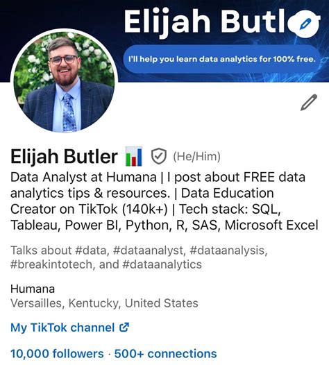 elijah butler 📊 on linkedin i m crazy blessed to have hit 10 000