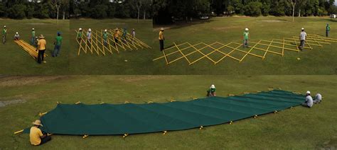 Gallery Of Deployable Bamboo Structure Pavilion Bambutec Design 13