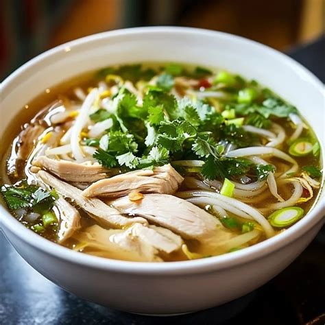 Authentic Vietnamese Chicken Pho Noodle Soup Oven Spice