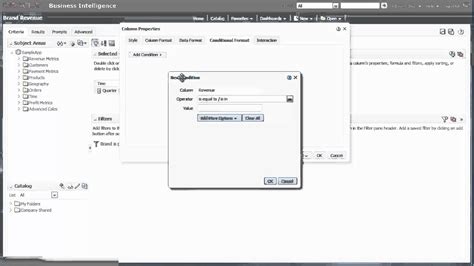 Formatting Columns Using Oracle Bi Ee Youtube