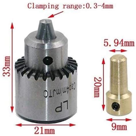 Mandrina Electrica Mini Qttvbtna Otel 03 4 Mm Argintiu Emagro