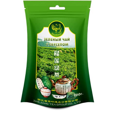 Зеленый чай с саусепом "Верблюдом" 100гр (Doypack)