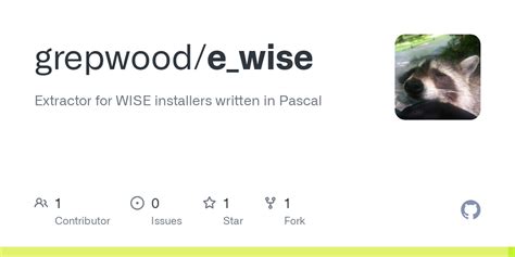 github grepwood e wise extractor for wise installers written in pascal