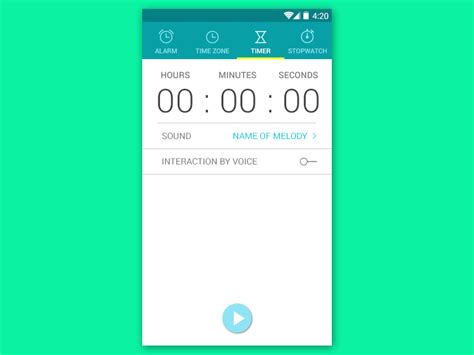 Timer Application Time Setup Timer Setup Application