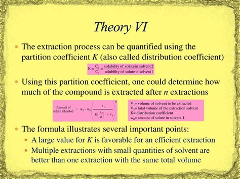 Partition Coefficient Equation Extraction At Gerald Murdock Blog
