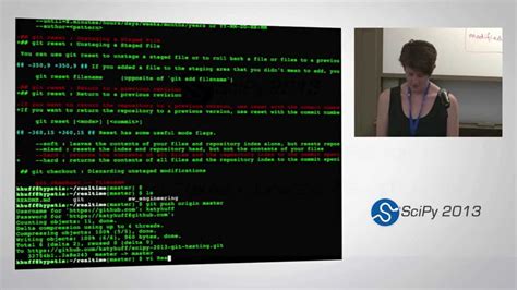 Version Control And Unit Testing For Scientific Software Scipy2013