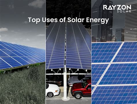 Top Uses Of Solar Energy