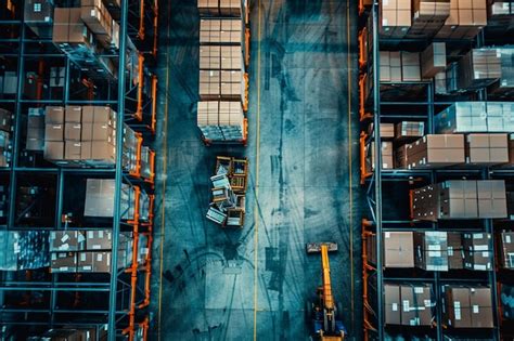 Designing Warehouse Layout And Optimization Ar Generative Ai Premium AI Generated Image