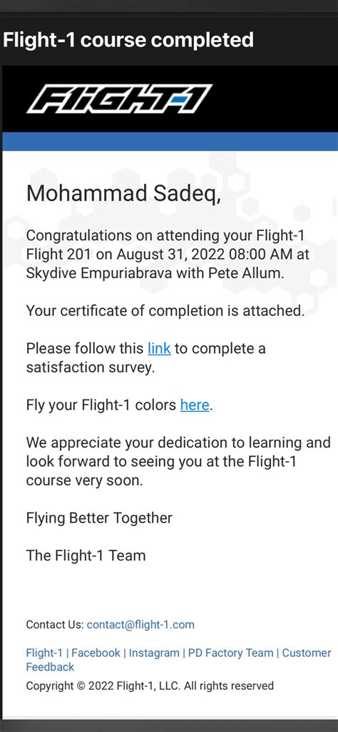 Mohammad Sadeq On Linkedin Another Successful Course Flight 201