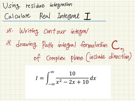 Solved Using Residue Integration Calculate Real Integral I I