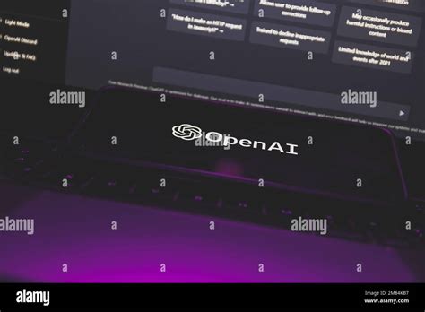 Chatgpt On Computer Chat Gpt Is Artificial Intelligence Ai Chatbot Which Was Launched By Openai