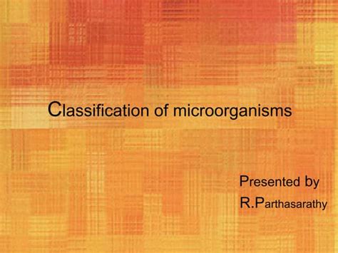 Classification Of Bacteria Pptx Biological Sciences Science