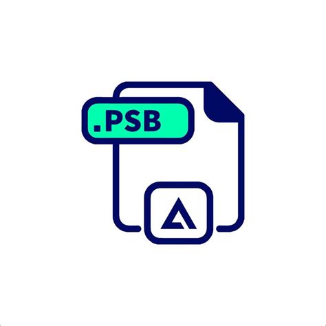 Psb File Icon Illustration 54669481 Vector Art At Vecteezy